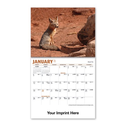 North American Wildlife Spiral Bound Calendar – AMCalendars.com